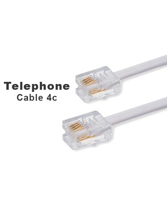 CJ0006,สายTEL,สายโทรศัพท์,สายRJ11,สายต่อโทรศัพท์,RJ11 cable,tel,CJ0006 ...
